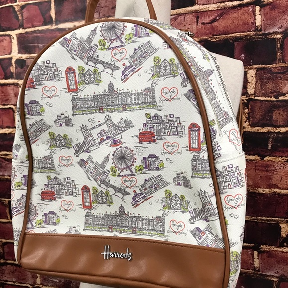 Harrods | Bags | Harrods London Travel Scenes Backpack Union Jack ...